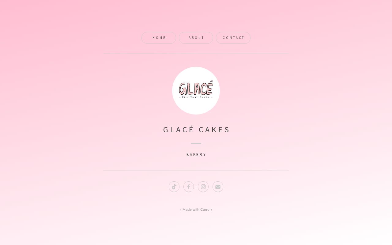 Glacé cakes